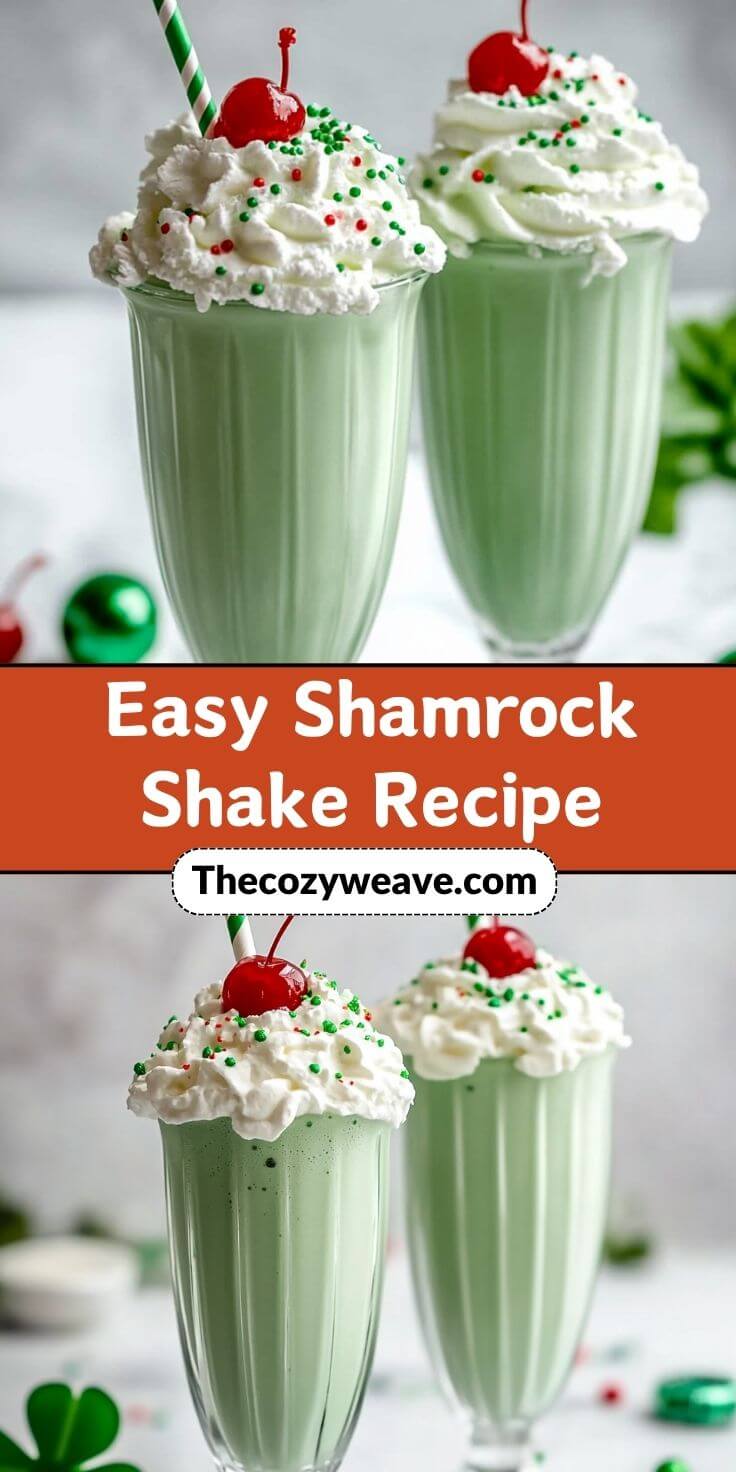 Homemade Shamrock Shake Recipe - Thecozyweave