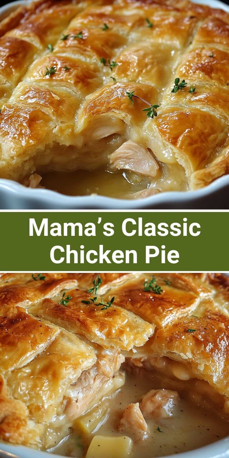 Homemade Pot Pie with Creamy Chicken Filling & Double Crust - Thecozyweave