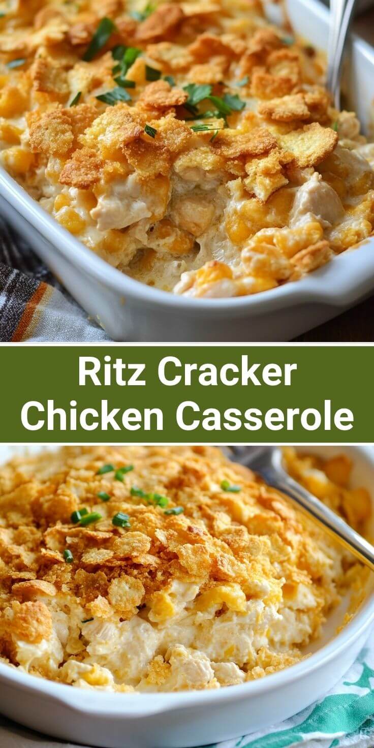 Chicken Casserole With Ritz Crackers - Thecozyweave