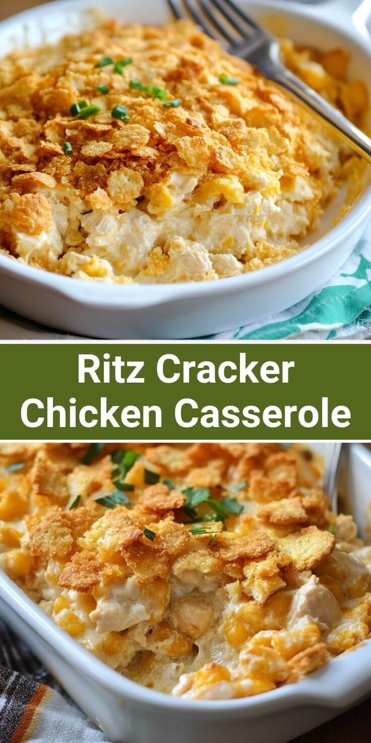 Chicken Casserole With Ritz Crackers - Thecozyweave