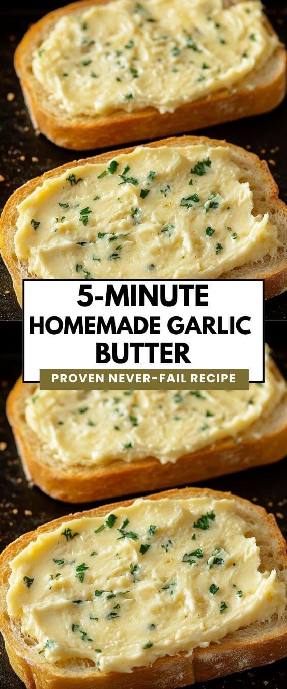 5-Minute Homemade Garlic Butter - Thecozyweave