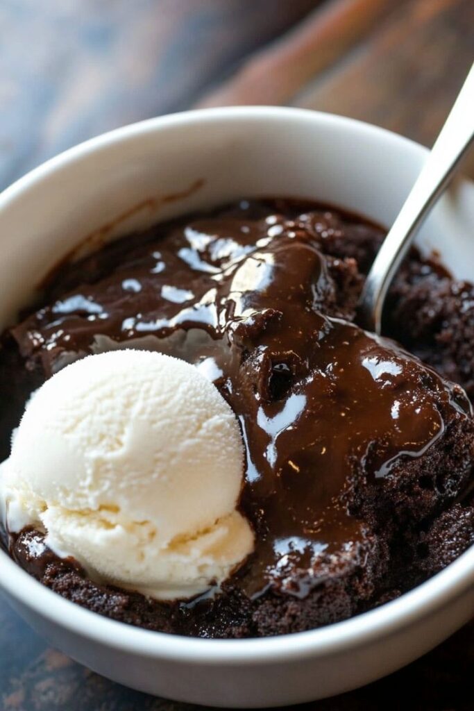 Easy Chocolate Pudding Cake - Thecozyweave