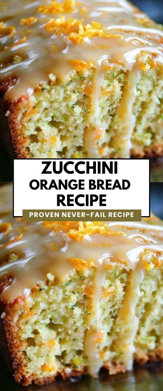 Zucchini Orange Bread Recipe - Thecozyweave