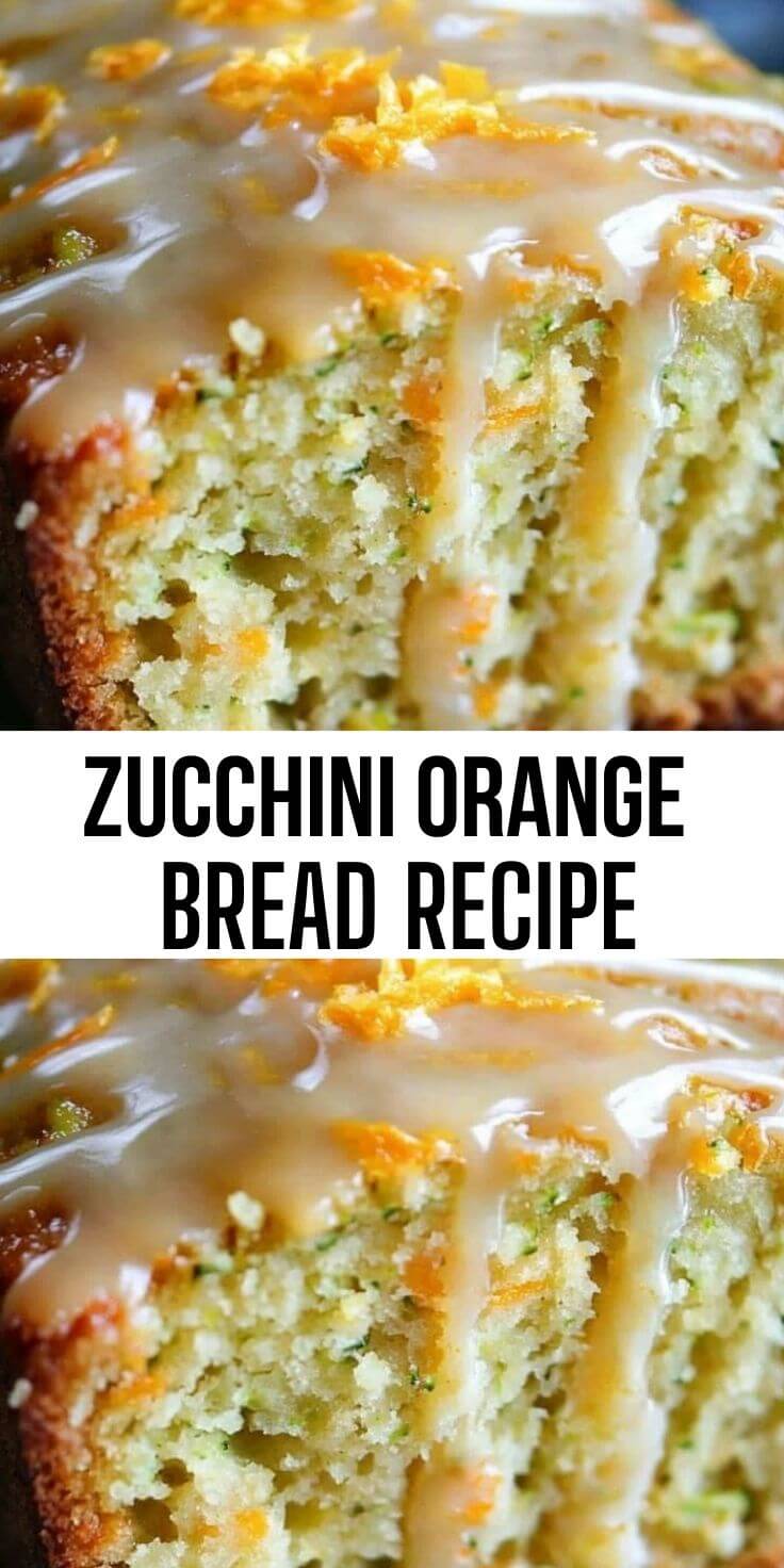 Zucchini Orange Bread Recipe - Thecozyweave