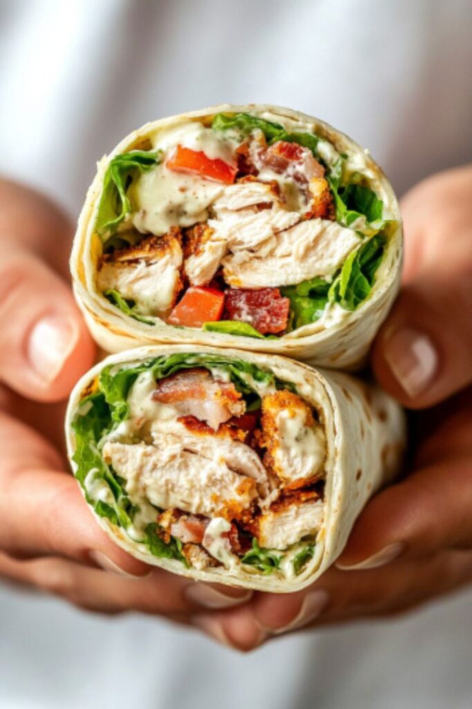Chicken Ranch Wraps Recipe - Thecozyweave