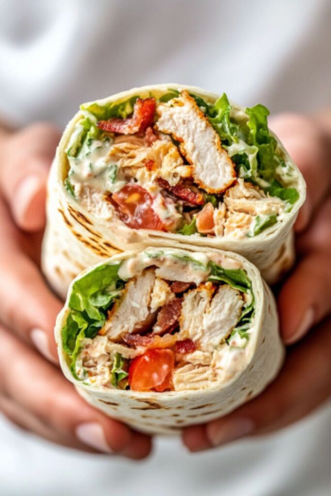 Chicken Ranch Wraps Recipe - Thecozyweave