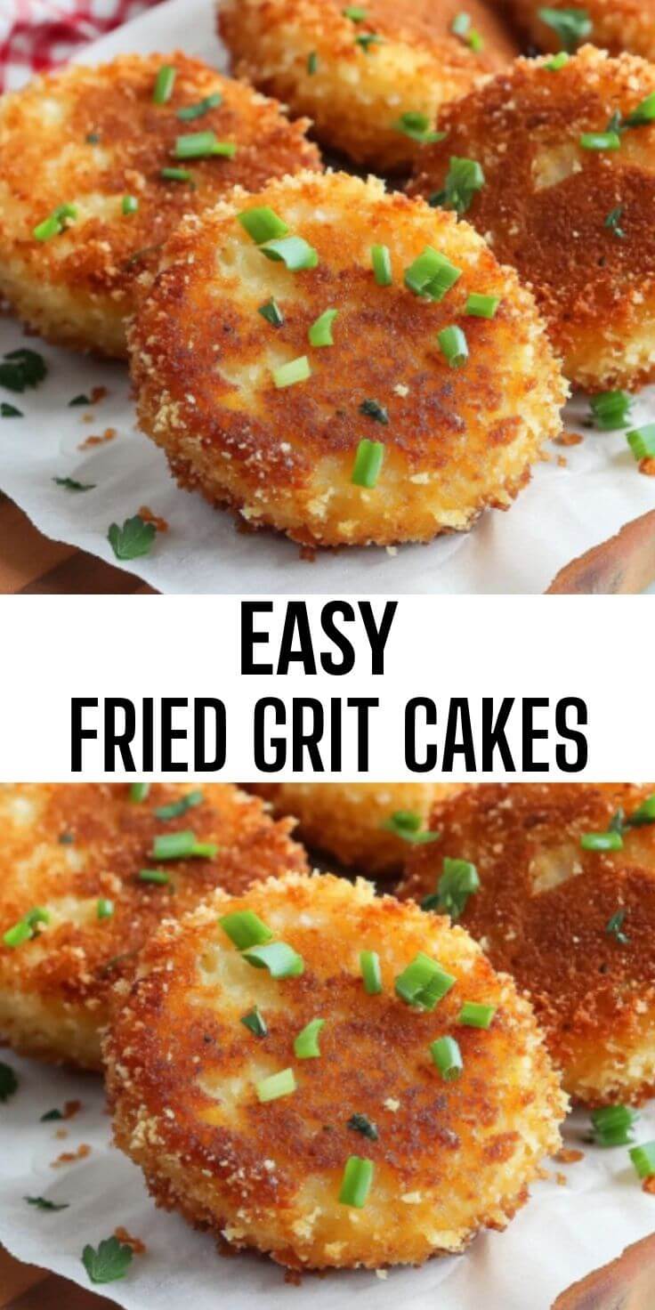 Easy Fried Grit Cakes - Thecozyweave