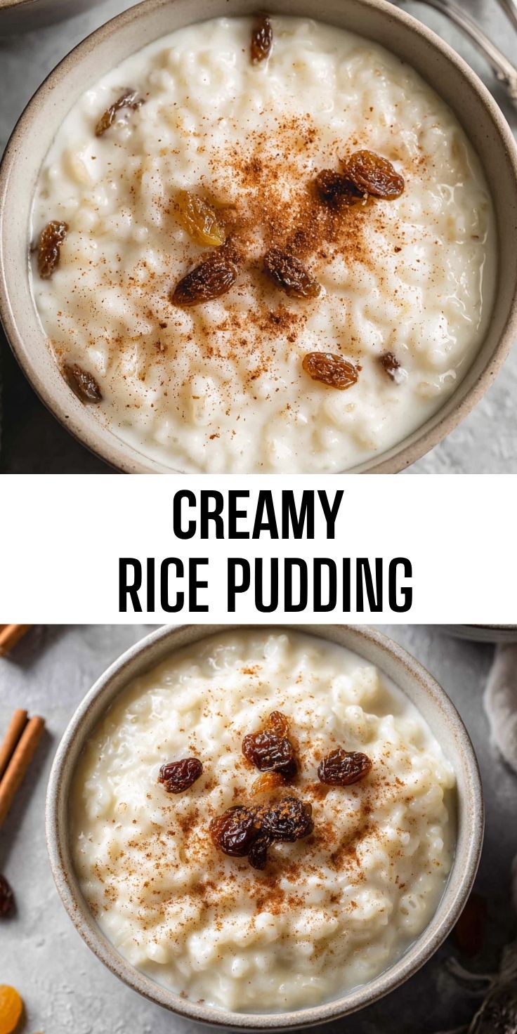 Creamy Rice Pudding - Thecozyweave