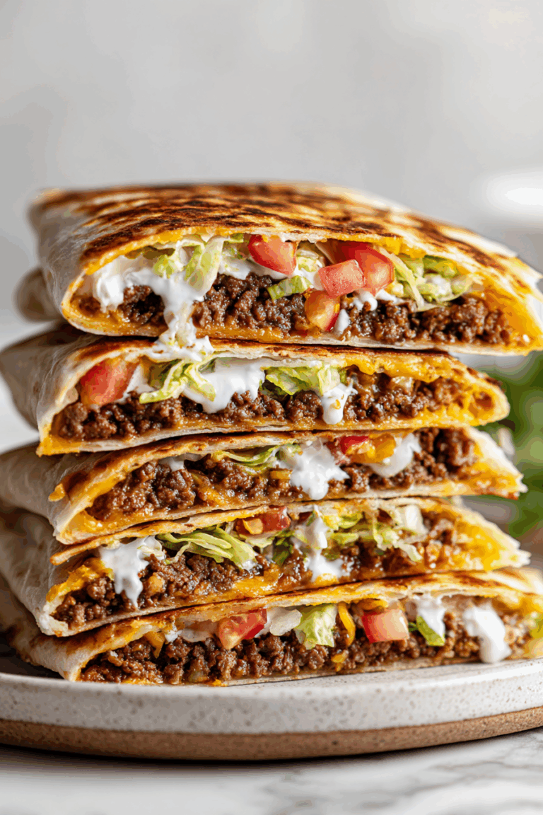 Easy Copycat Taco Bell Crunchwrap Supreme - Thecozyweave