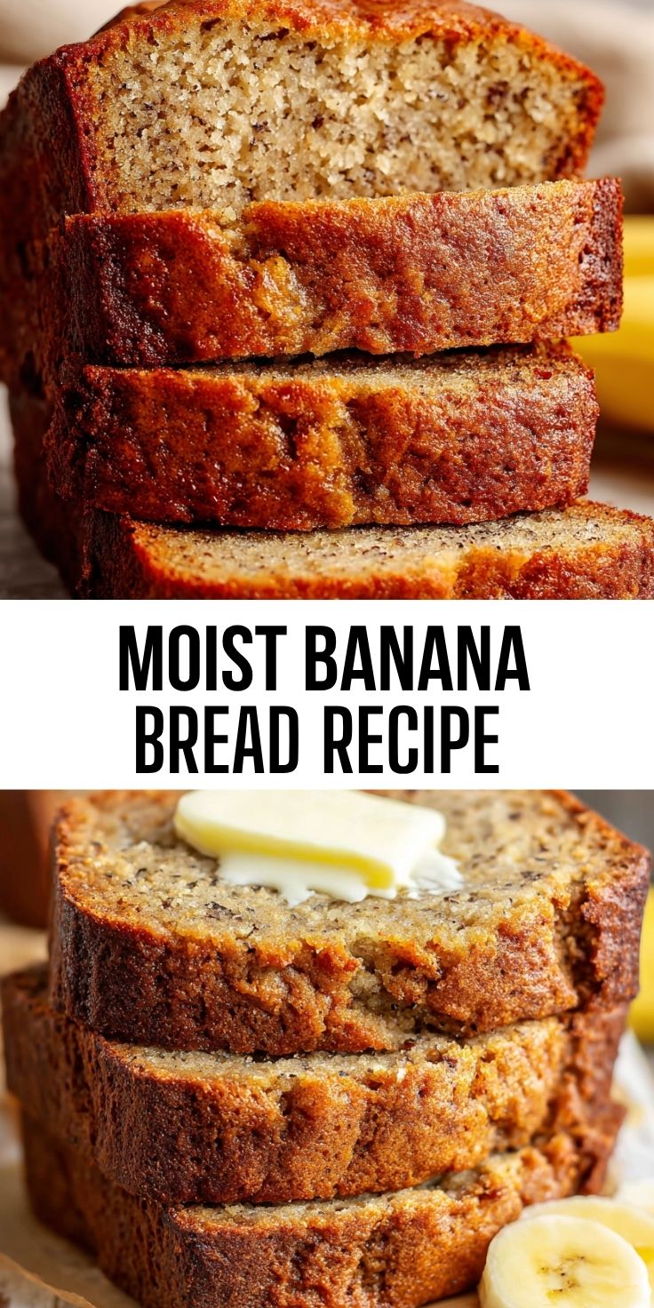 Moist Banana Bread Recipe - Thecozyweave