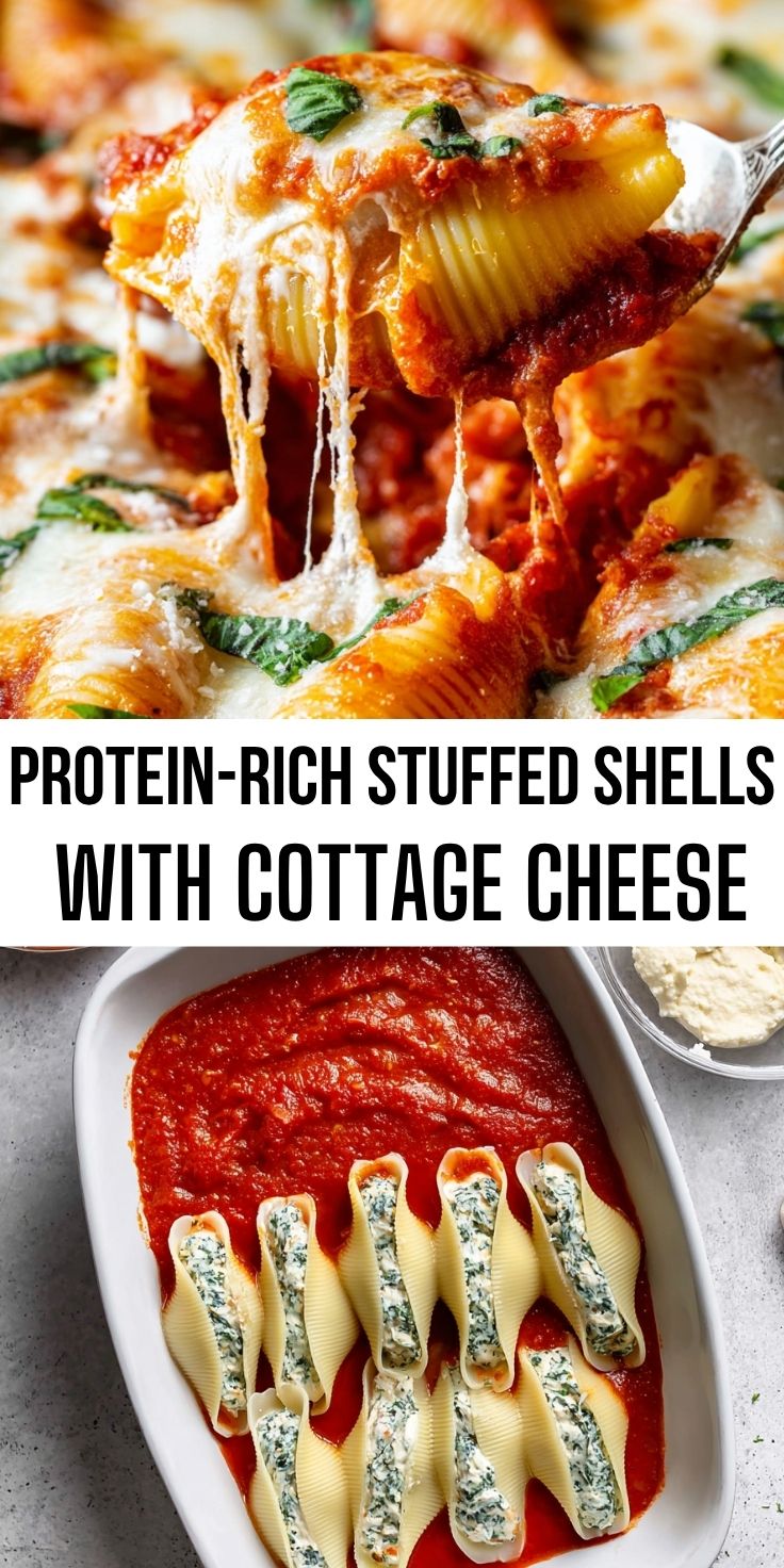 Protein-Rich Stuffed Shells with Cottage Cheese - Thecozyweave