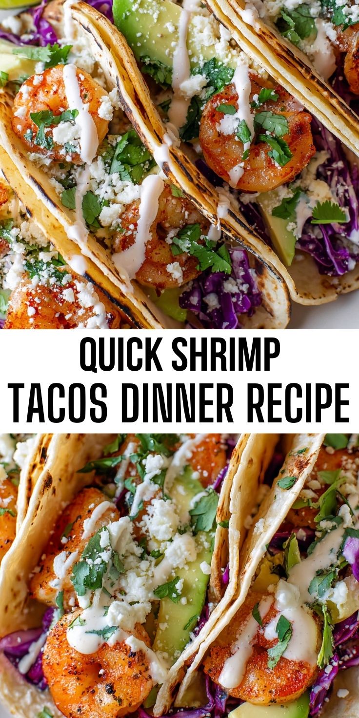 Quick Shrimp Tacos Dinner Recipe - Thecozyweave