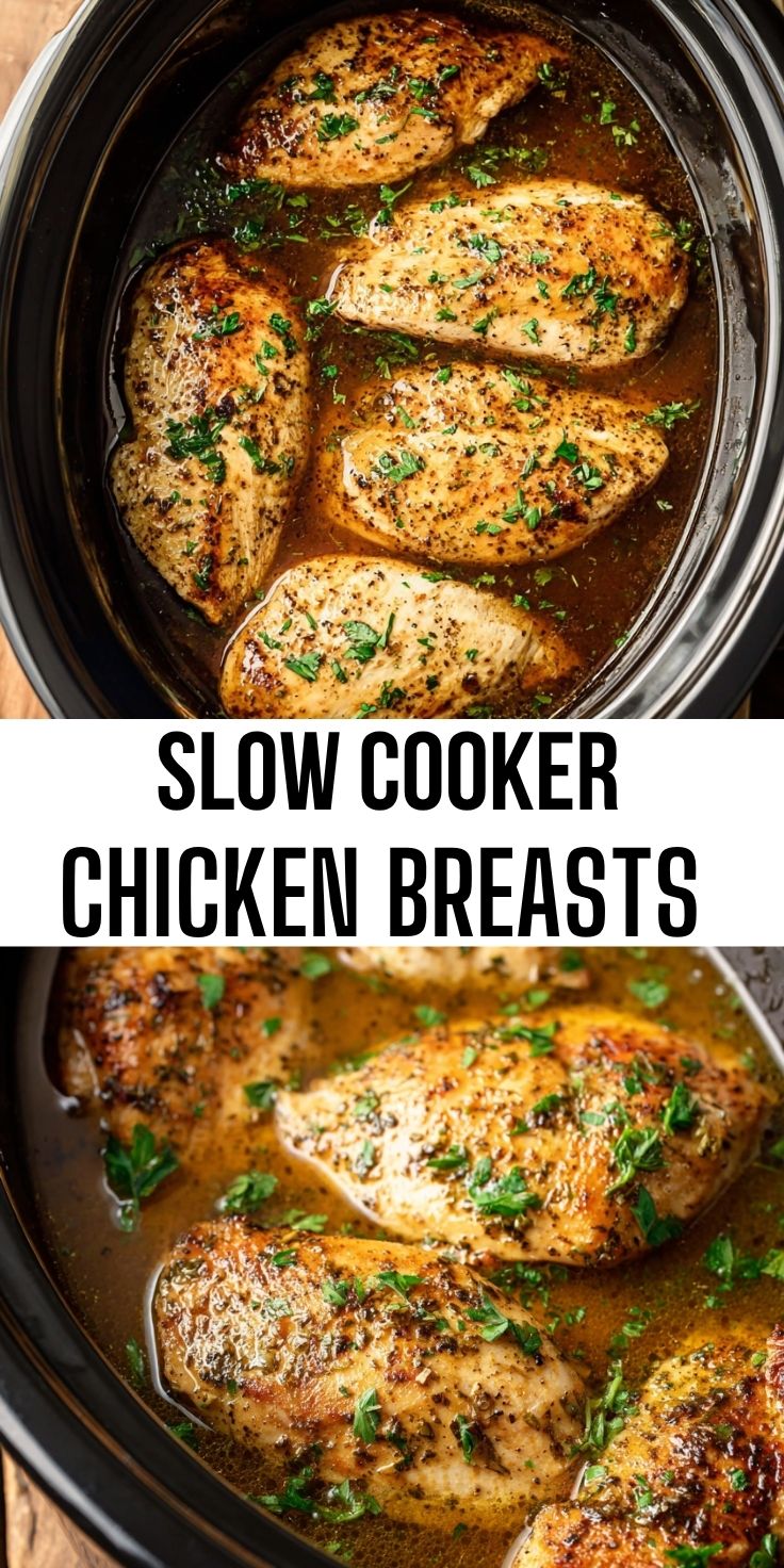 Slow Cooker Chicken Breasts - Thecozyweave