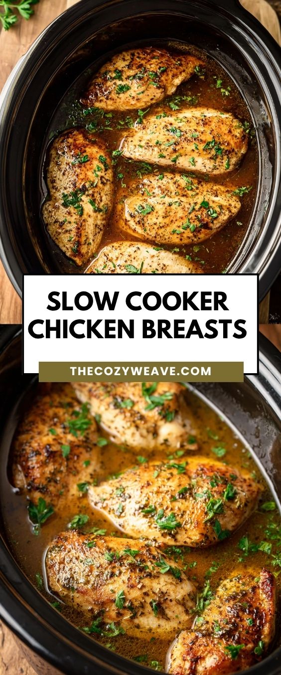 Meal Prep Crockpot Recipe for Juicy Slow Cooker Chicken Breast ...