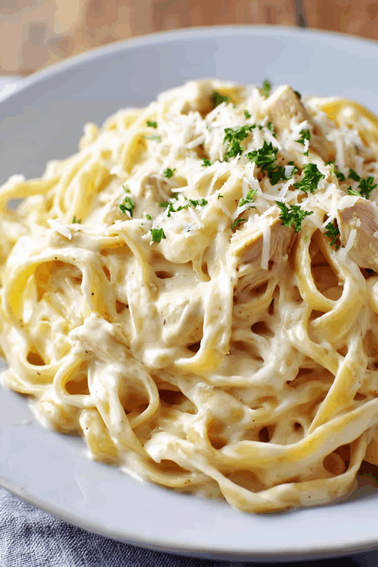 The Best Homemade Fettuccine Alfredo - Thecozyweave