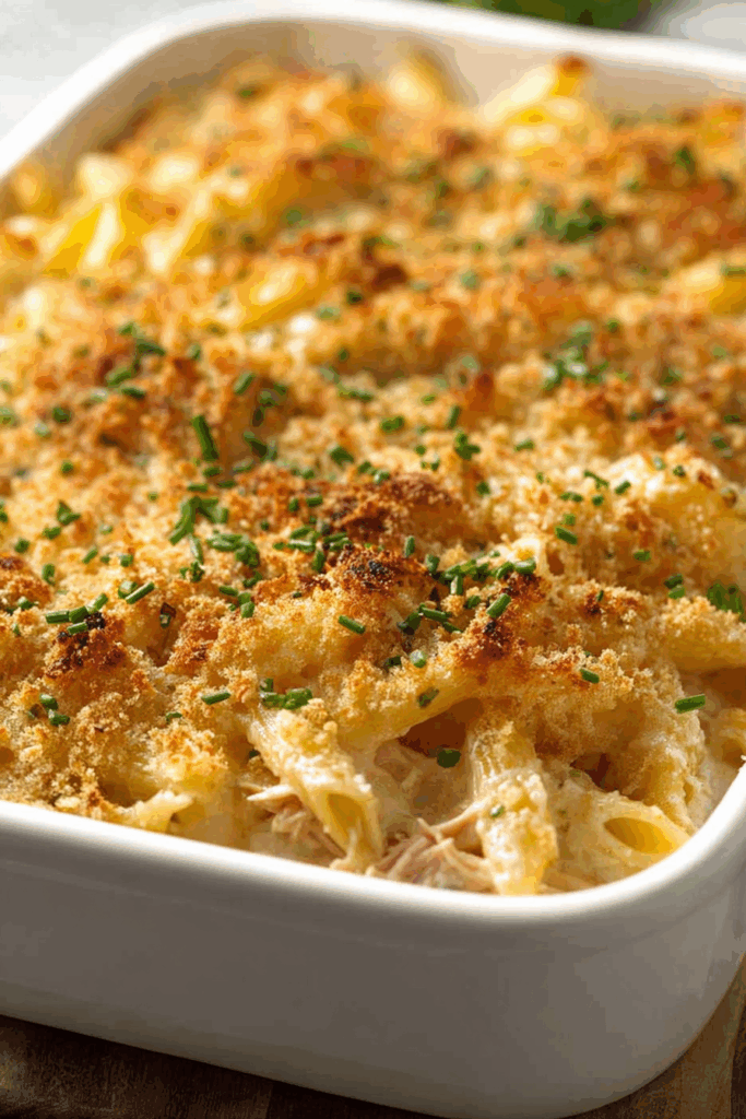 Tuna Mornay (Creamy Tuna Casserole Pasta Bake) - Thecozyweave