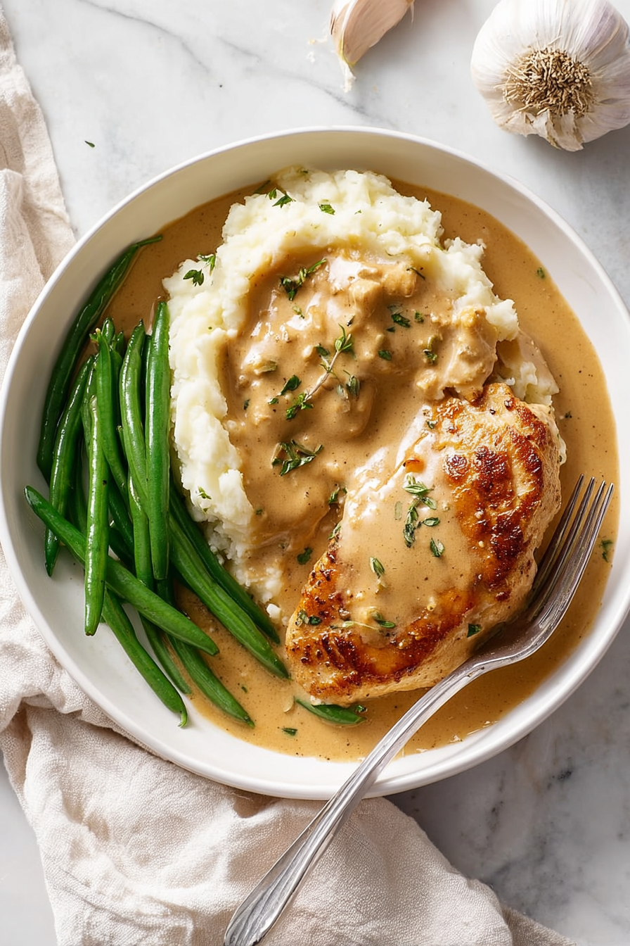 Delicious Creamy Garlic Chicken - Thecozyweave