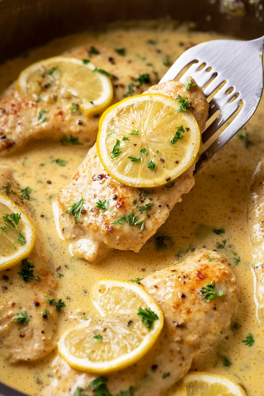 Easy Baked Fish with Lemon Cream Sauce (One-Dish Meal) - Thecozyweave