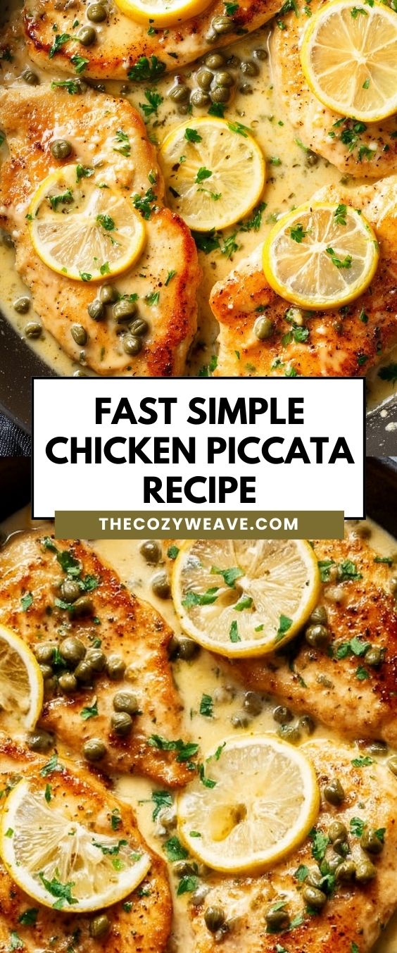 Chicken Piccata Recipe - Thecozyweave