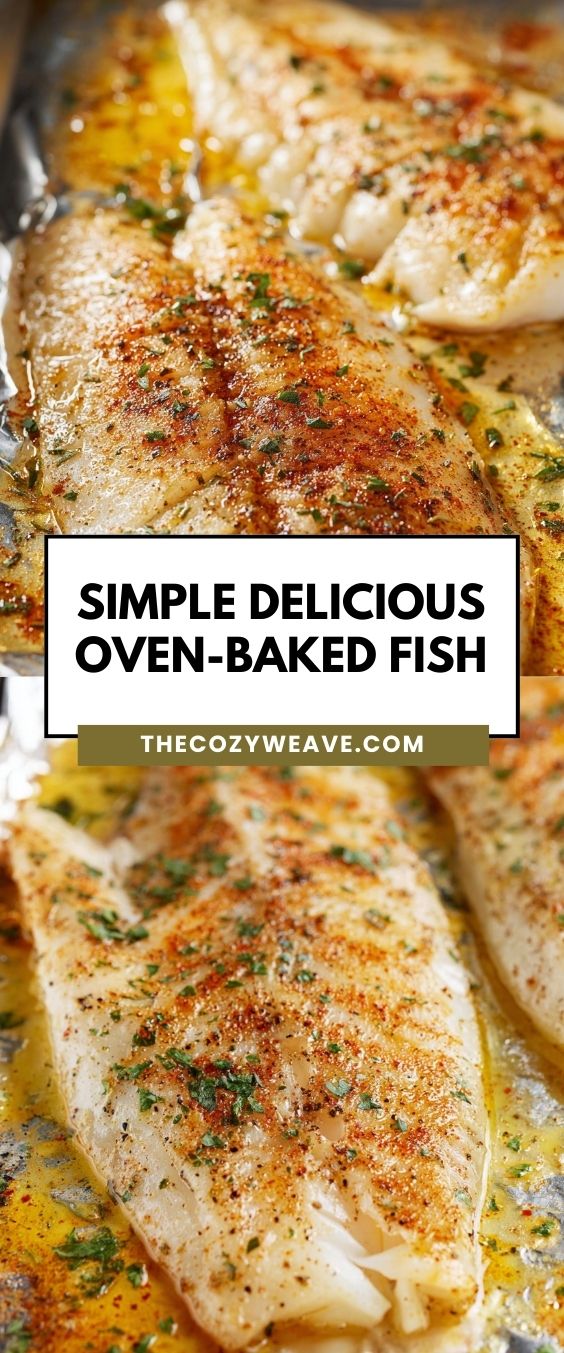 Simple Delicious Oven-Baked Fish - Thecozyweave