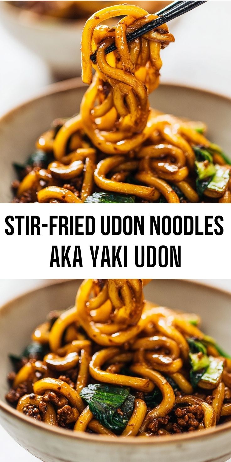 Stir-Fried Udon Noodles AKA Yaki Udon - Thecozyweave