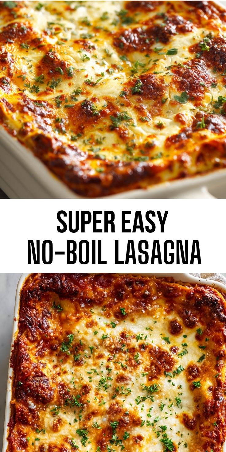 Super Easy No-Boil Lasagna - Thecozyweave