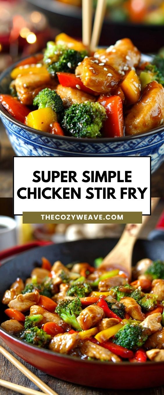 Super Simple Chicken Stir Fry - Thecozyweave