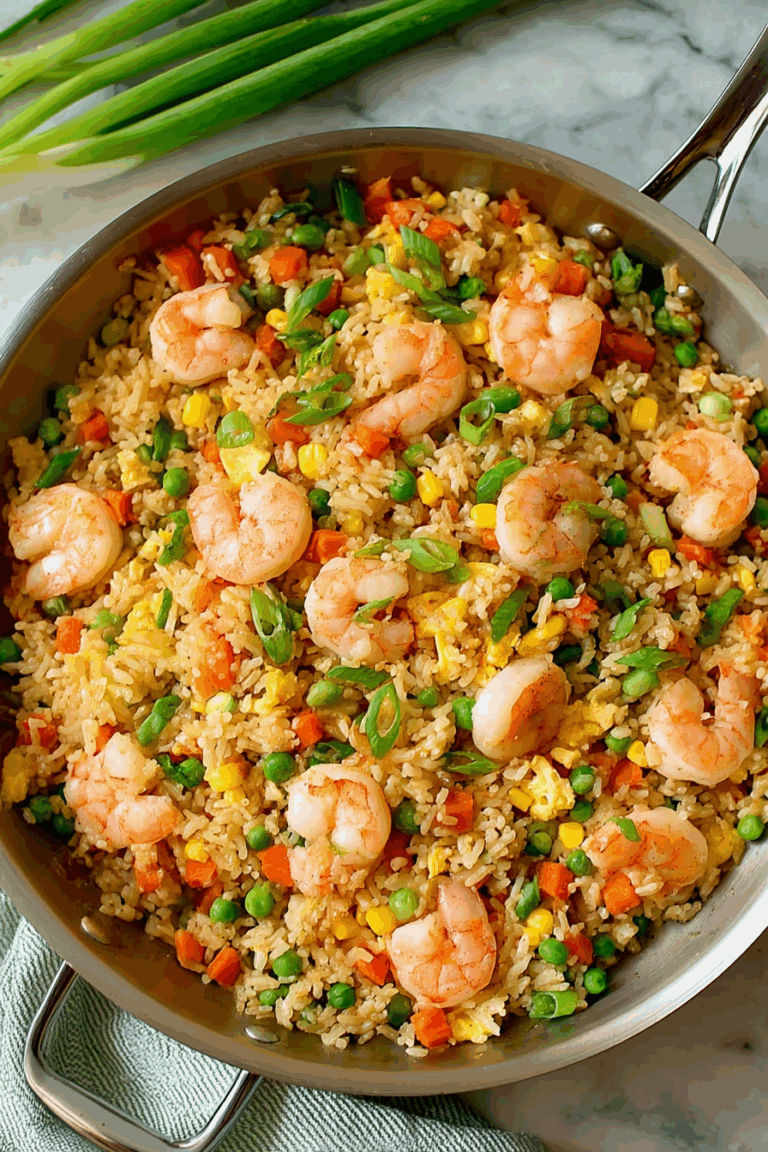 Easy Quick Shrimp Fried Rice Recipe - Thecozyweave